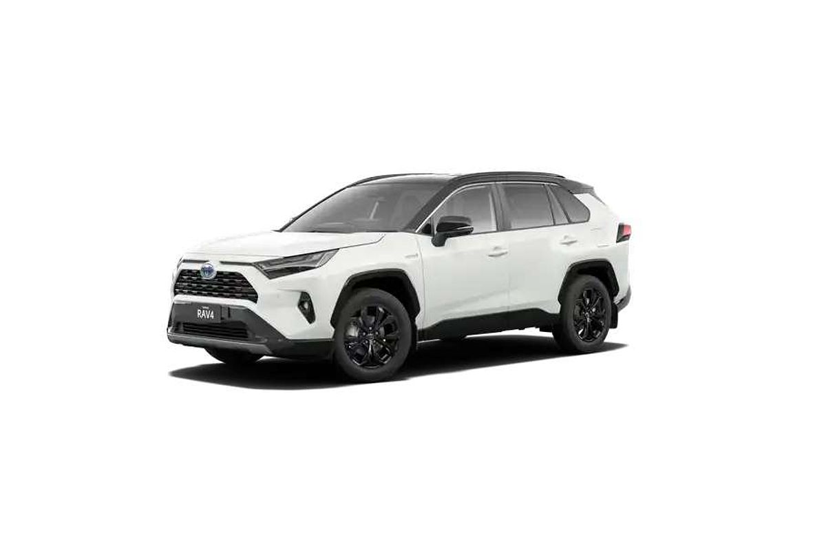 SOLD 2024 Toyota RAV4 XSE in Frosted White with Eclipse Bla | New SUV ...