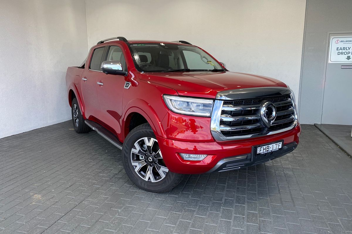 SOLD 2023 GWM Ute Cannon-X in Scarlet Red | Demo Ute | Coffs Harbour NSW
