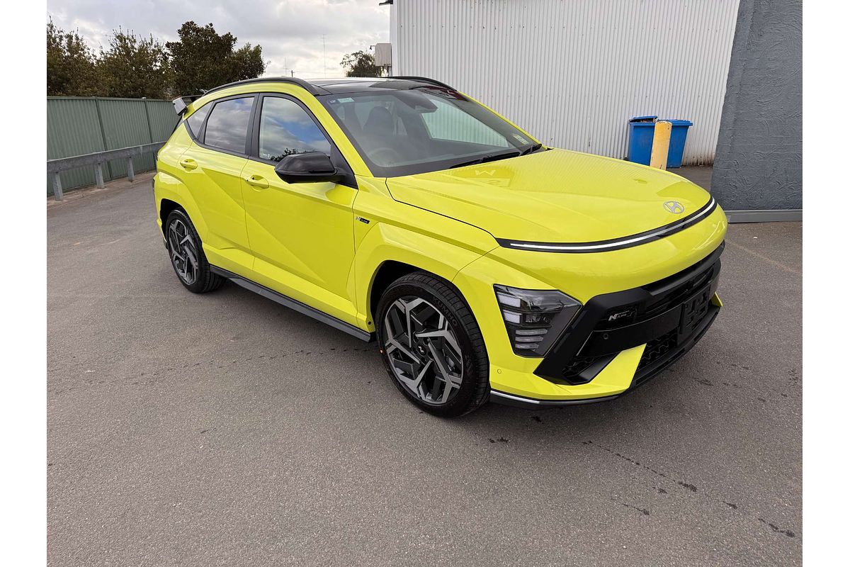SOLD 2024 Hyundai Kona Premium N Line in Neoteric Yellow | New SUV ...