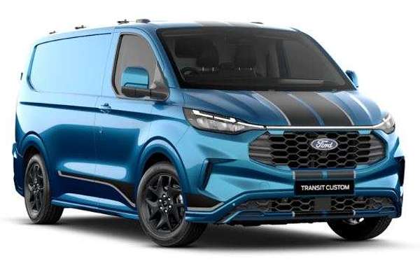2024 Ford Transit Custom Sport SWB in DIGITAL AQUA BLUE | Demo Van ...