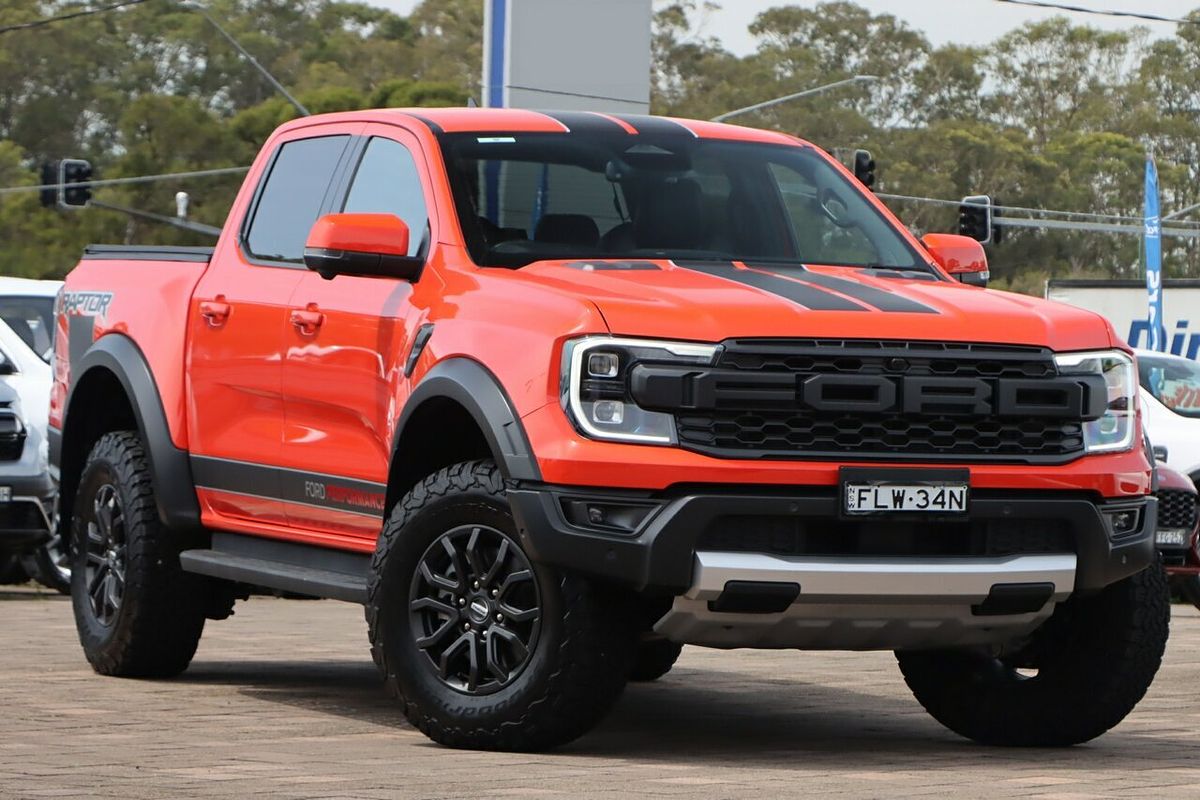 2023 Ford Ranger Raptor in CODE ORANGE | Used Ute | Warwick Farm NSW