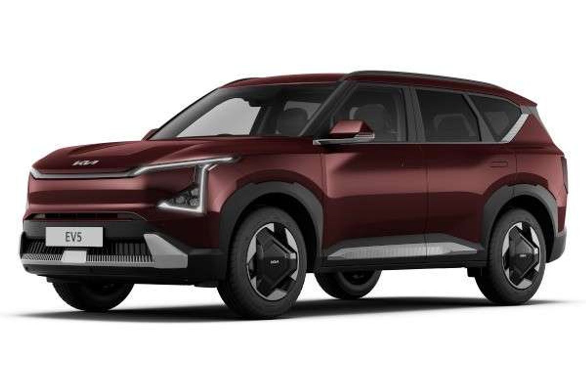 2024 Kia EV5 Air Long Range In Magma Red Demo SUV Park Avenue QLD
