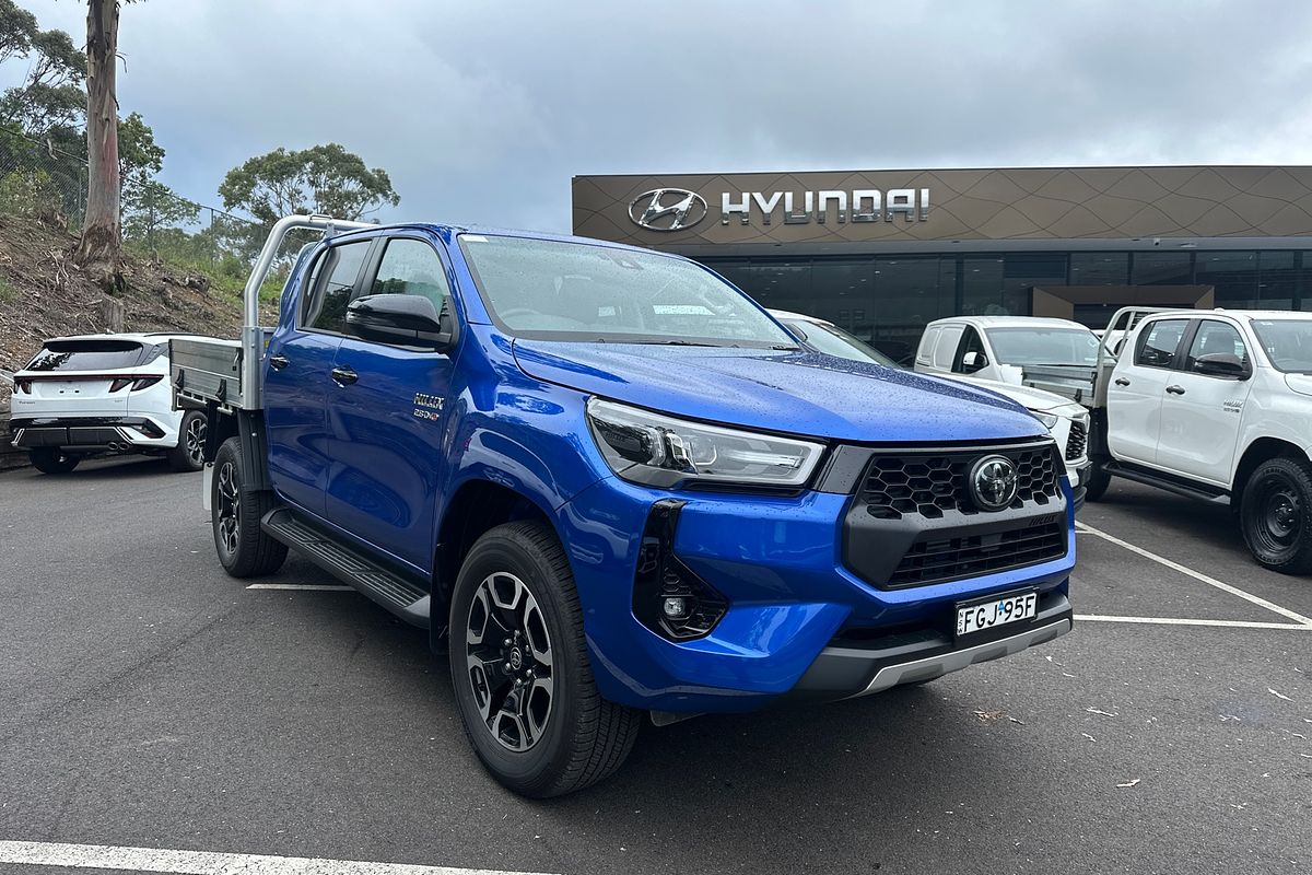 SOLD 2024 Toyota Hilux SR5 48V in Nebula Blue | New Ute | Coffs Harbour NSW