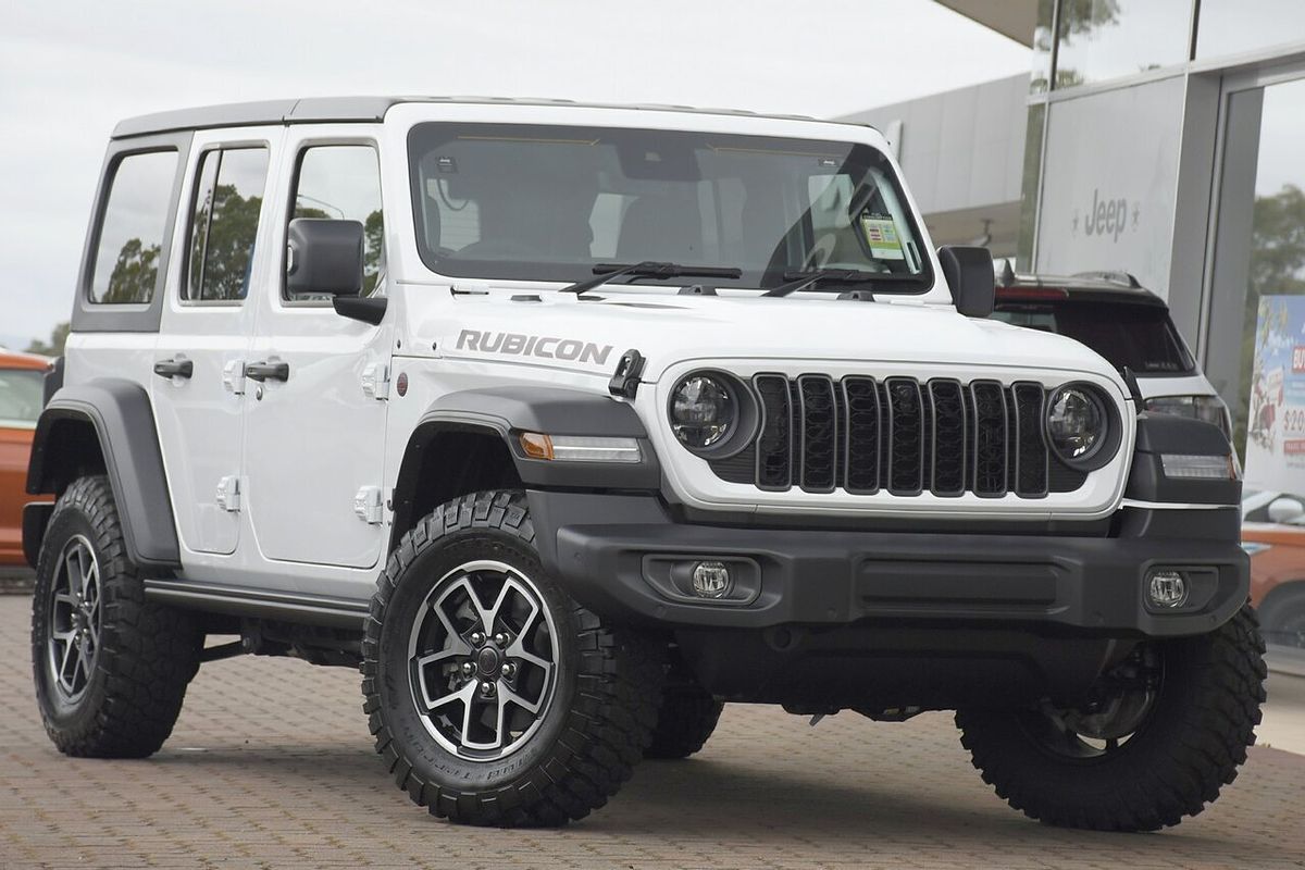 SOLD 2024 Jeep Wrangler Unlimited Rubicon in Bright White | New SUV ...