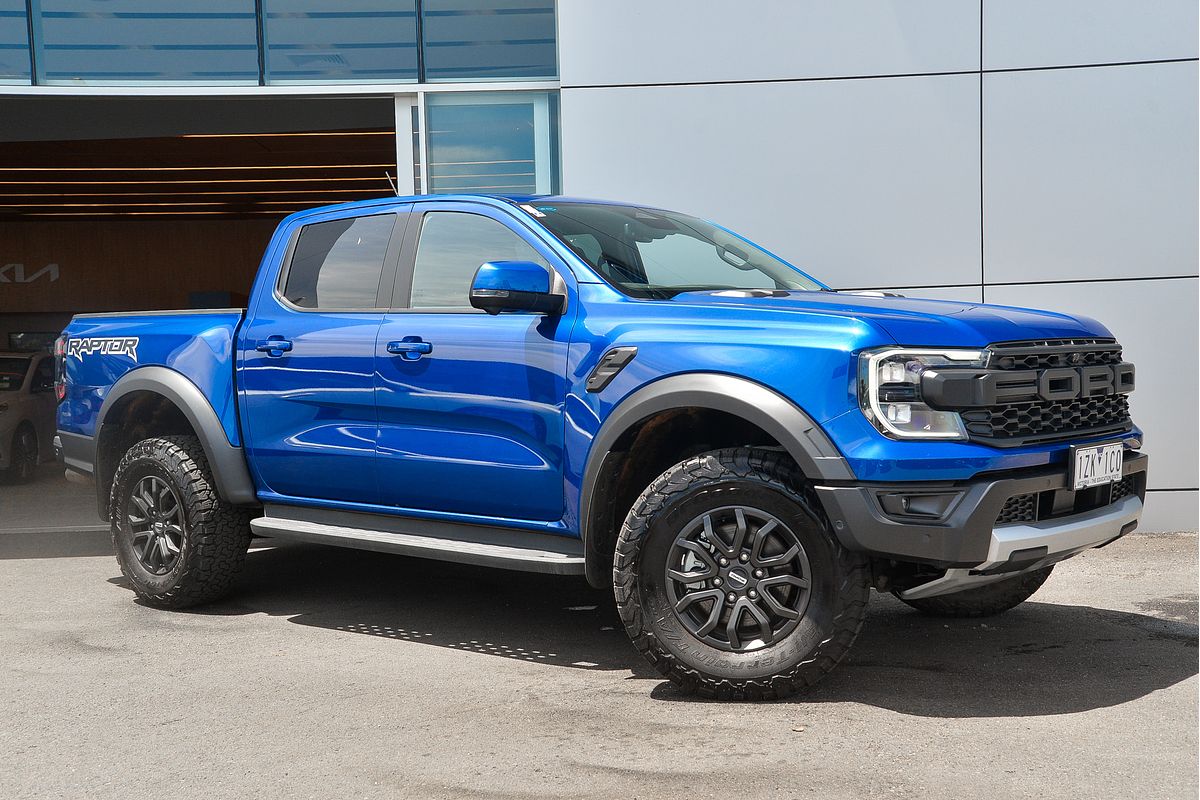 SOLD 2024 Ford Ranger Raptor in Blue | Used Ute | Mornington VIC ...