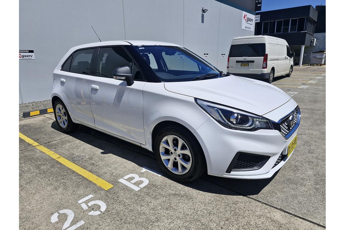 SOLD 2020 MG MG3 Core in White | Used Hatch | Lidcombe NSW