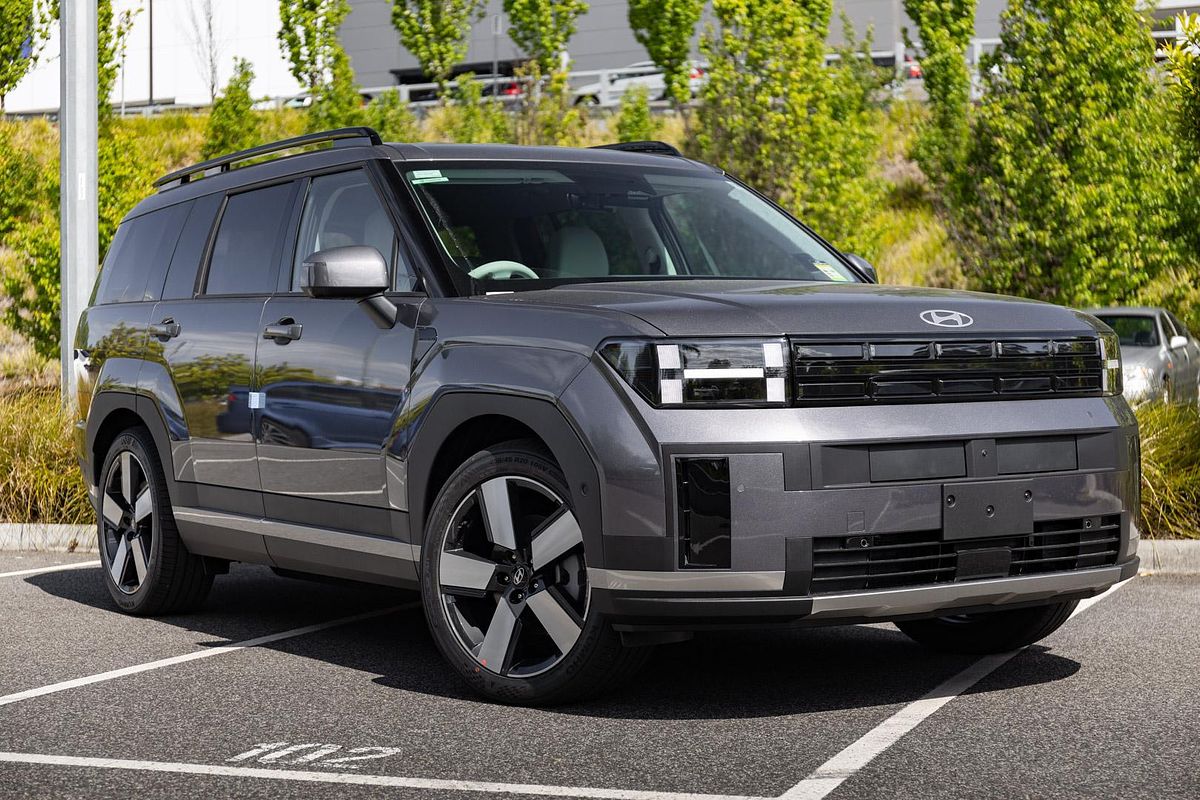 SOLD 2024 Hyundai Santa Fe Hybrid Elite in Grey | New SUV | Essendon ...