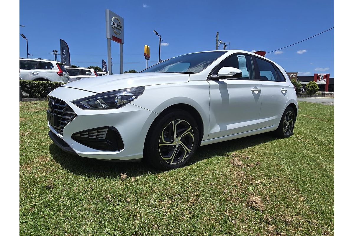 SOLD 2021 Hyundai i30 in White | Used Hatch | Beaudesert QLD | Beaudesert Auto Group