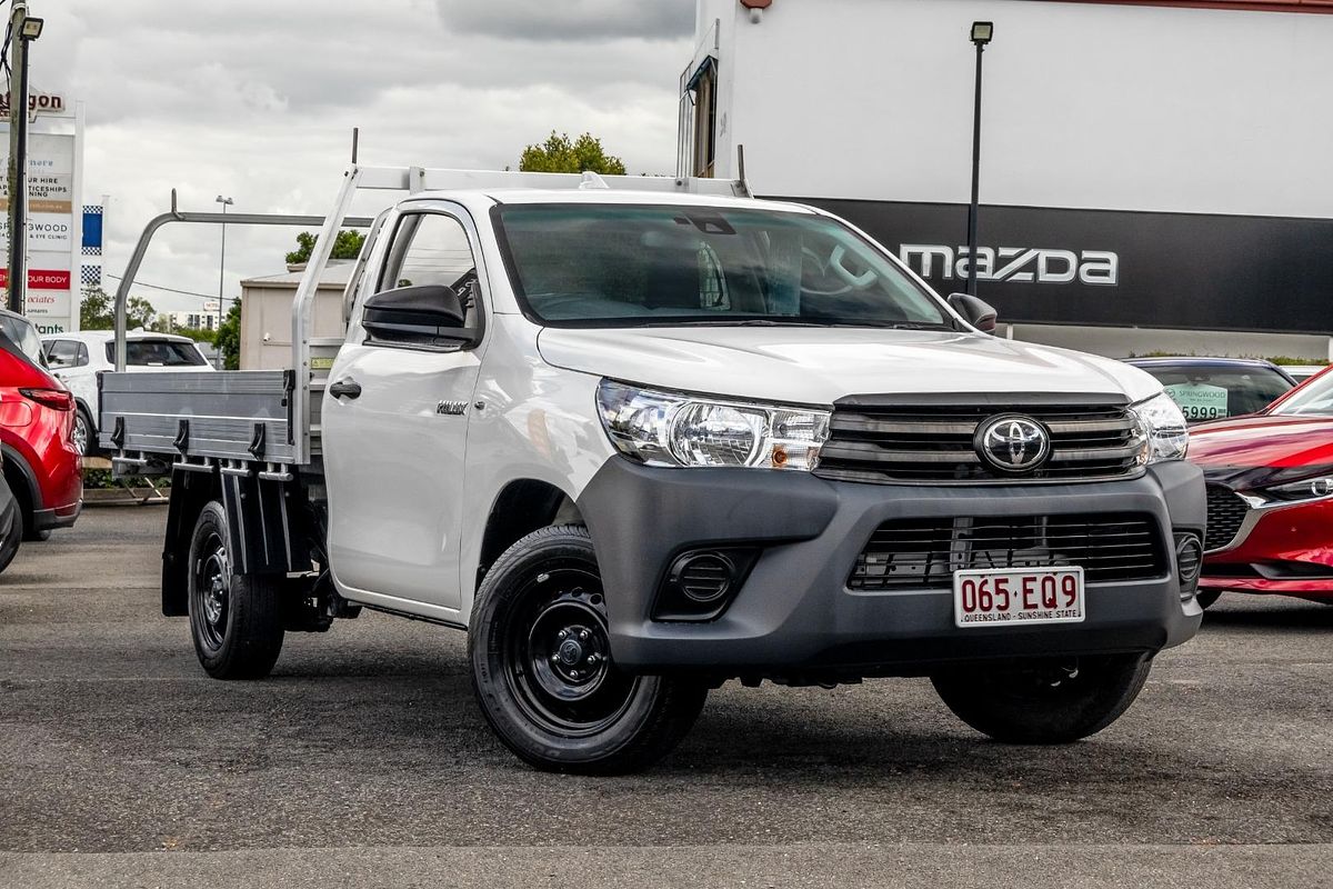 SOLD 2022 Toyota Hilux Workmate in White | Used Ute | Springwood QLD