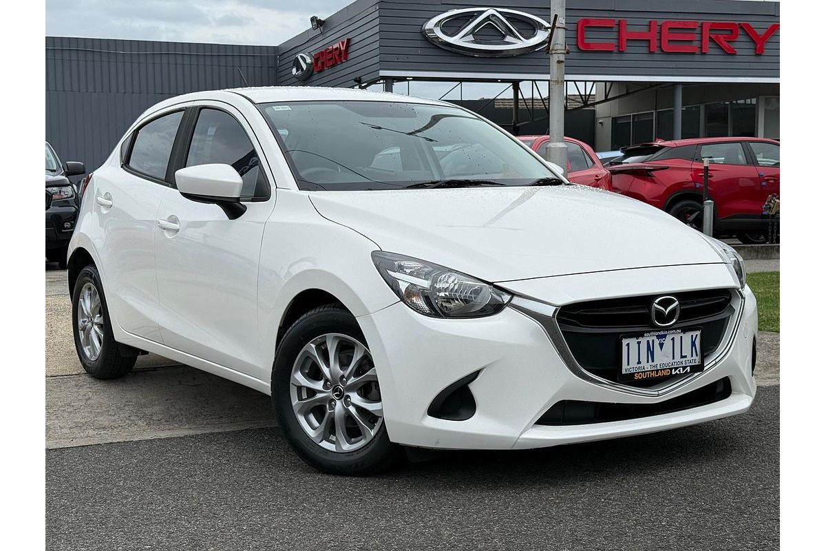 SOLD 2015 Mazda 2 Maxx in White | Used Hatch | Cheltenham VIC