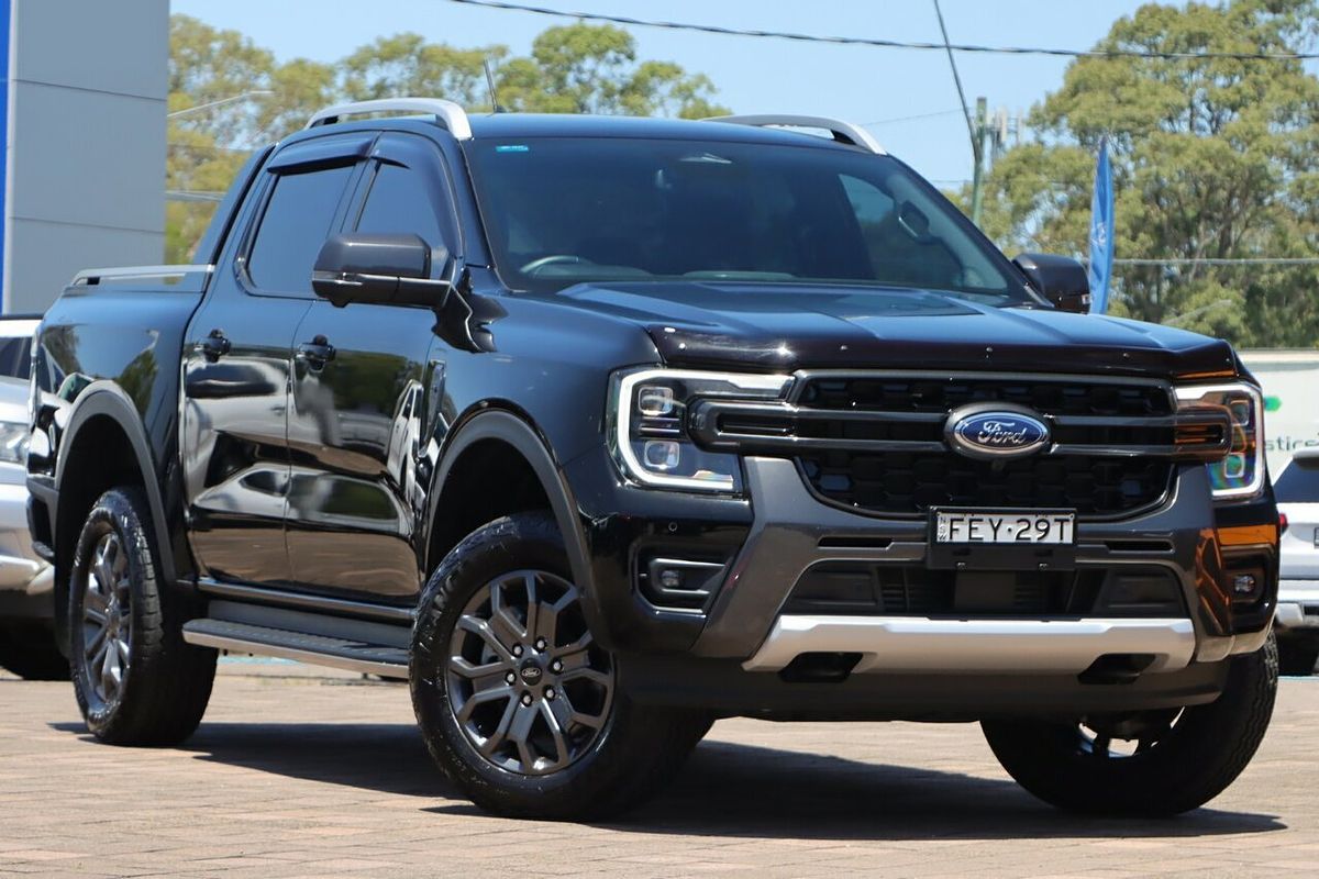SOLD 2023 Ford Ranger Wildtrak in BLACK | Used Ute | Warwick Farm NSW | Peter Warren Automotive