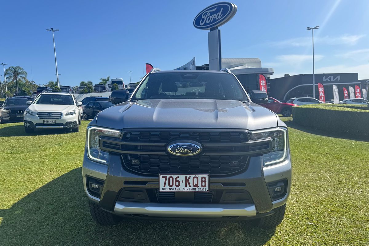 SOLD 2024 Ford Ranger Wildtrak in SILVER OR CHROME | Used Ute | Ashmore QLD