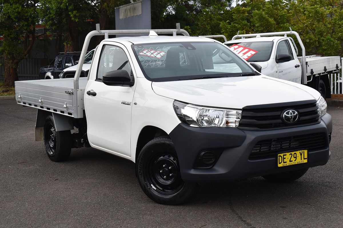 SOLD 2022 Toyota Hilux Workmate in White | Used Ute | Kirrawee NSW