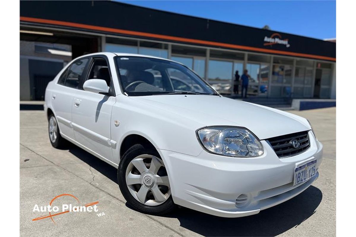 SOLD 2005 Hyundai ACCENT 1.6 in WHITE | Used Hatch | Victoria Park WA | Auto Planet WA