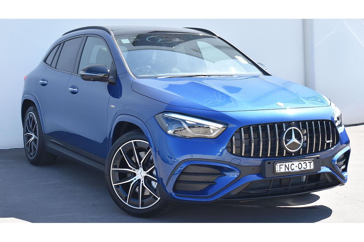 SOLD 2024 Mercedes-Benz GLA-Class GLA35 AMG in Blue | Demo SUV ...