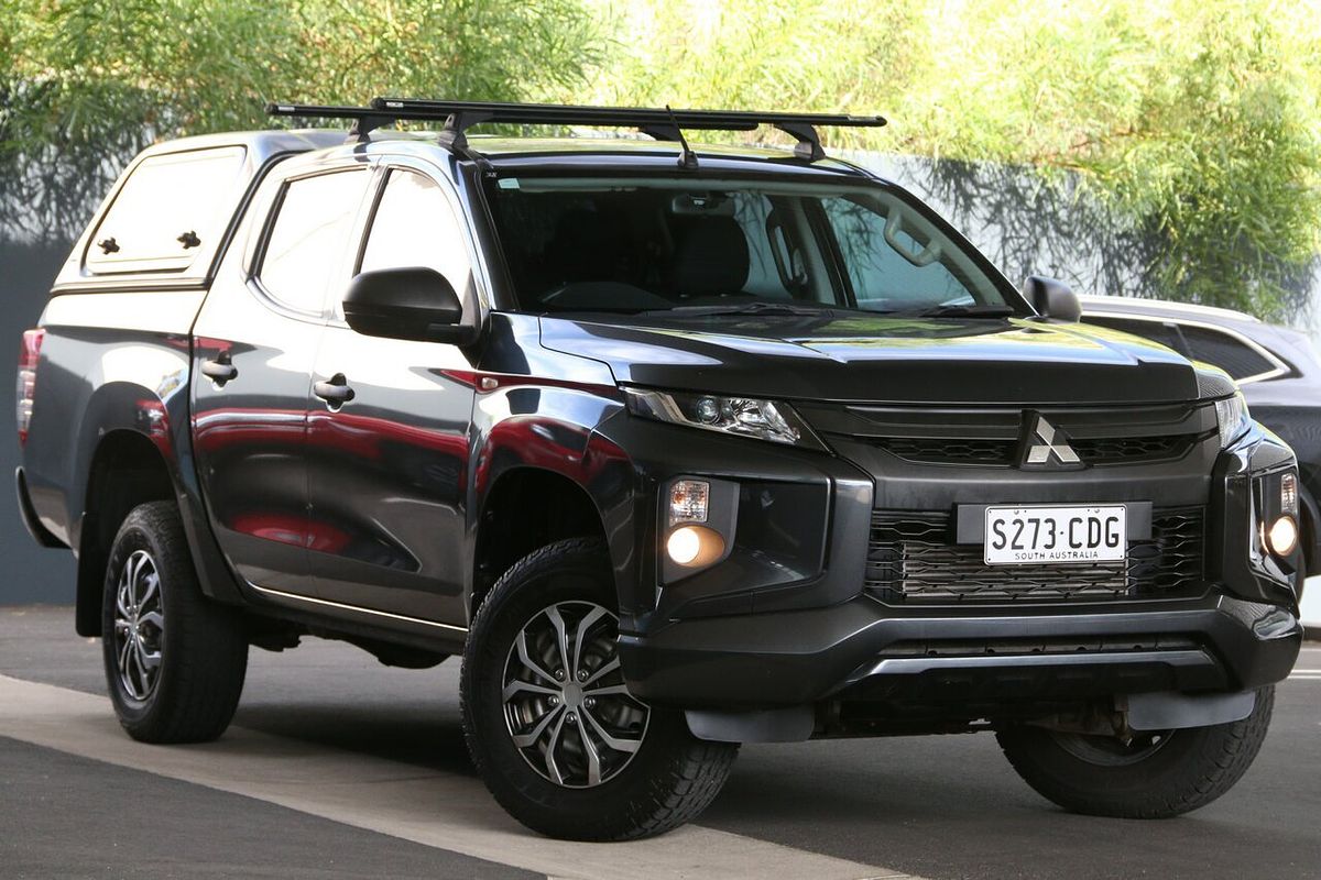 SOLD 2019 Mitsubishi Triton GLX in Graphite Grey | Used Ute | Mawson ...
