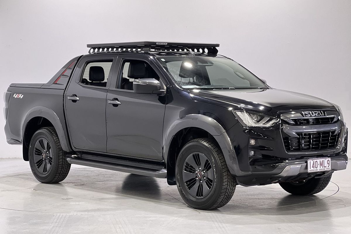 SOLD 2022 Isuzu D-MAX X-TERRAIN in BASALT BLACK MICA | Used Ute ...
