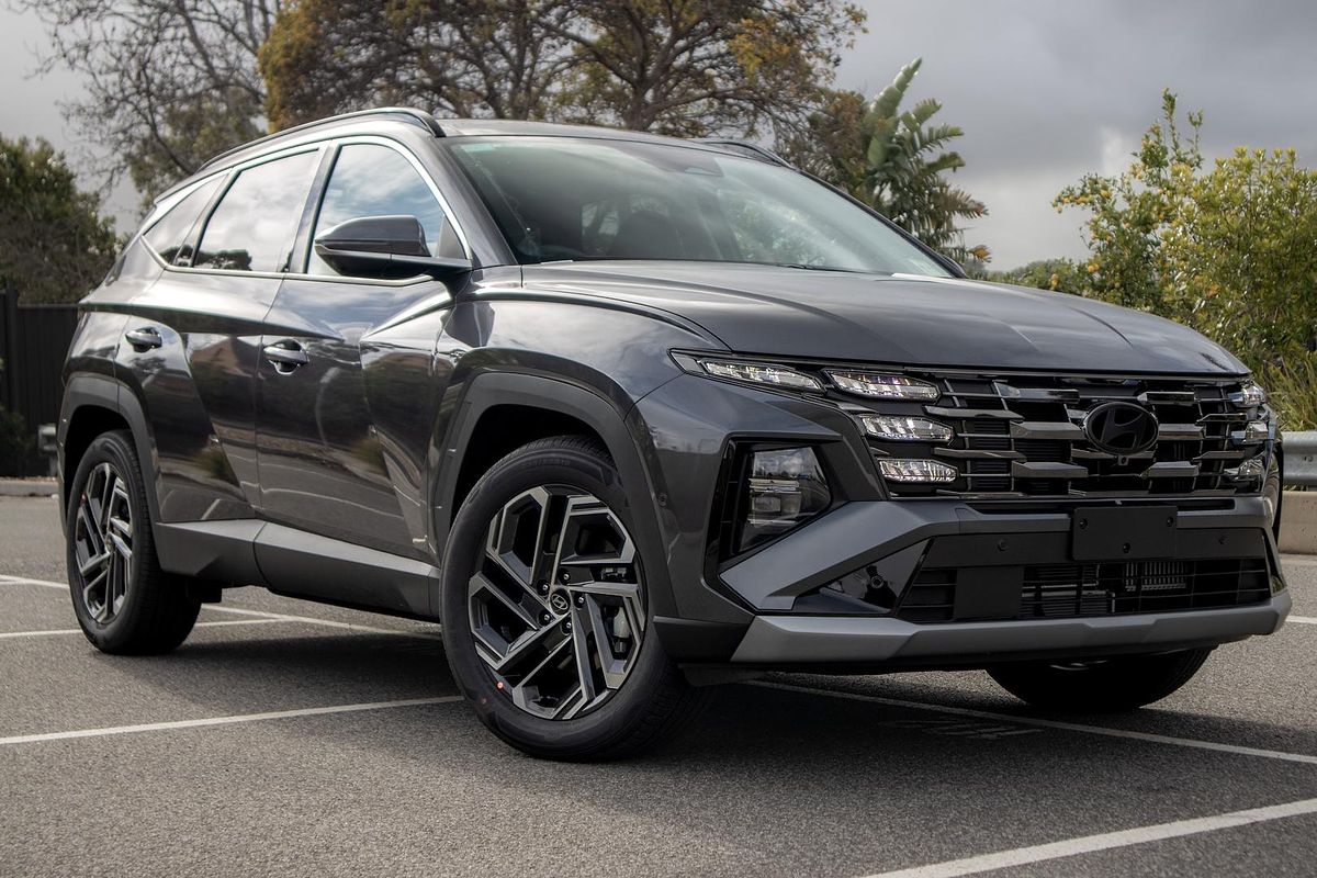 SOLD 2025 Hyundai Tucson Premium in Grey | New SUV | Essendon Fields VIC