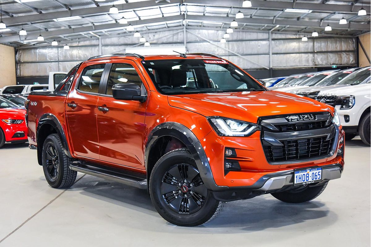 SOLD 2022 Isuzu D-MAX X-TERRAIN in ORANGE | Used Ute | Kenwick WA ...