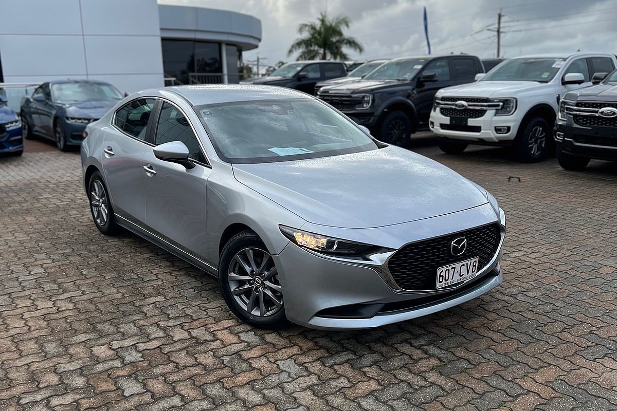 SOLD 2021 Mazda 3 G20 Pure in SILVER OR CHROME | Used Sedan | Ashmore ...