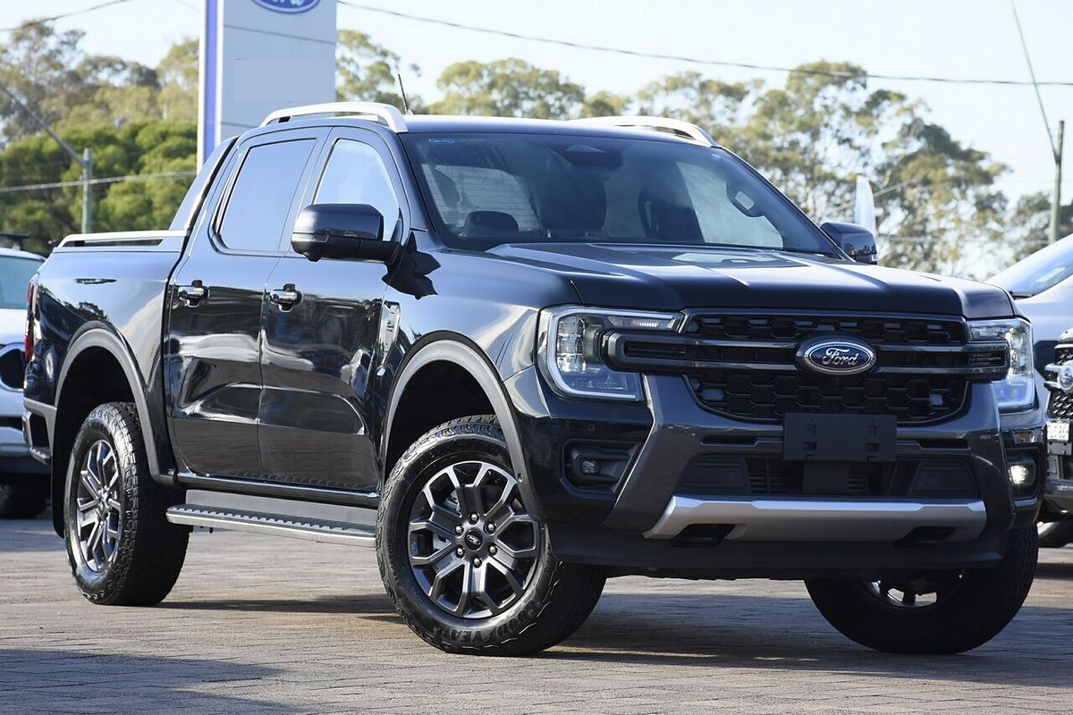 SOLD 2024 Ford Ranger Wildtrak in BLACK | Used Ute | Warwick Farm NSW ...