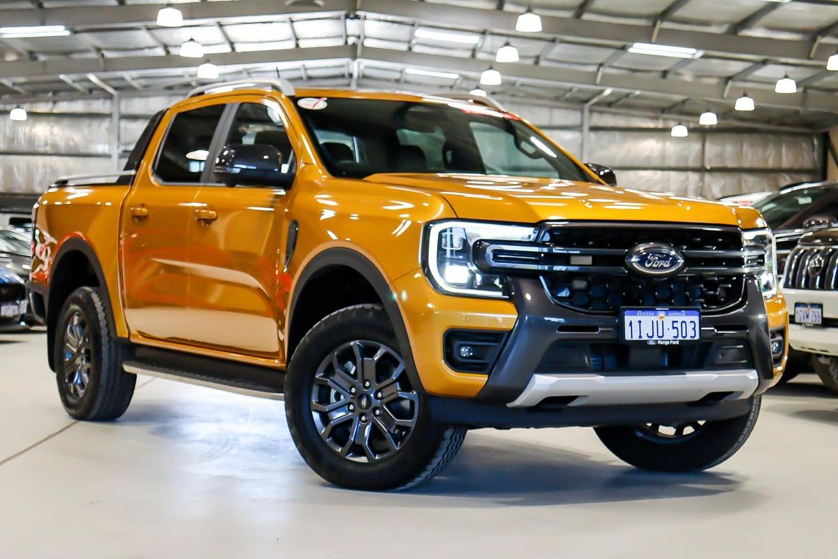 SOLD 2024 Ford Ranger Wildtrak in YELLOW | Used Ute | Kenwick WA | Regent