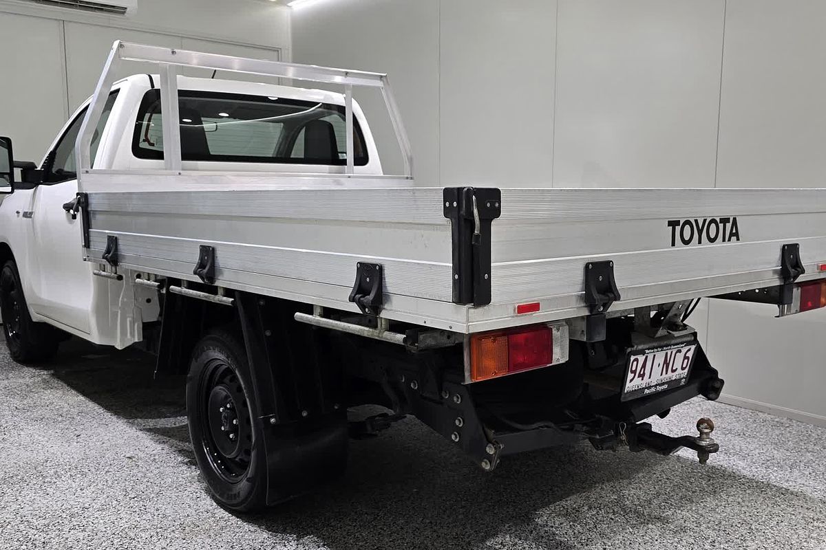 SOLD 2021 Toyota Hilux Hilux 4x2 Workmate 2.7L Petrol Manual Single Cab C/C in White | Used Ute ...