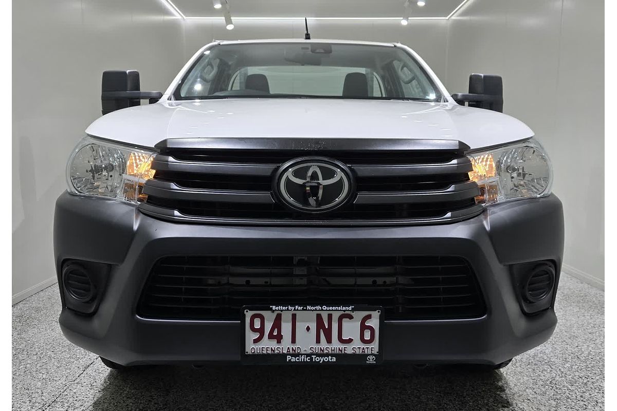 SOLD 2021 Toyota Hilux Hilux 4x2 Workmate 2.7L Petrol Manual Single Cab C/C in White | Used Ute ...
