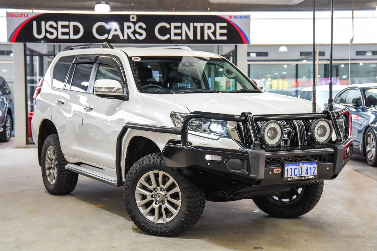SOLD 2021 Toyota Landcruiser Prado VX in WHITE | Used SUV | Cannington WA | Gardner GMSV