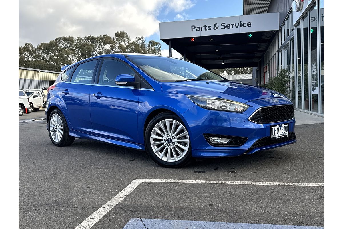 SOLD 2016 Ford Focus Sport in Blue | Used Hatch | Epsom VIC | Bendigo ...