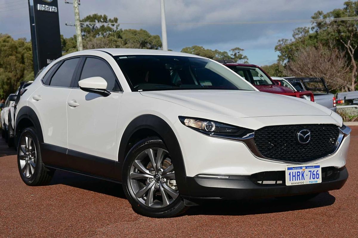 SOLD 2022 Mazda CX-30 G20 Evolve in White | Used SUV | Wangara WA | Wanneroo Mazda