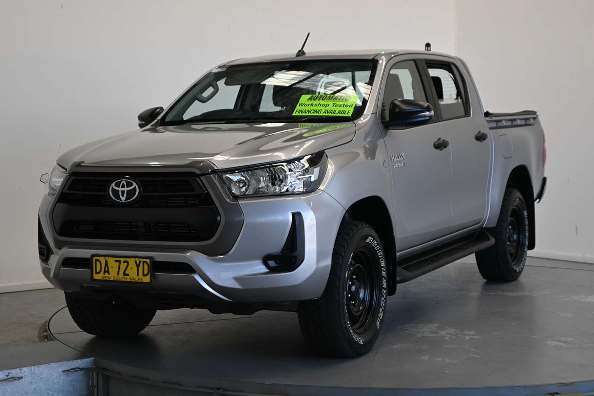 SOLD 2021 Toyota Hilux SR Hi-Rider in Silver Sky | Used Ute | Albion ...