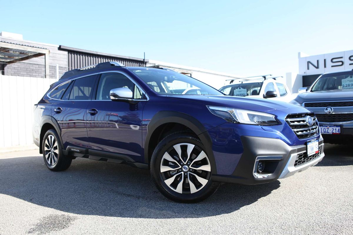 SOLD 2024 Subaru Outback AWD Touring XT in Sapphire Blue | Used SUV ...