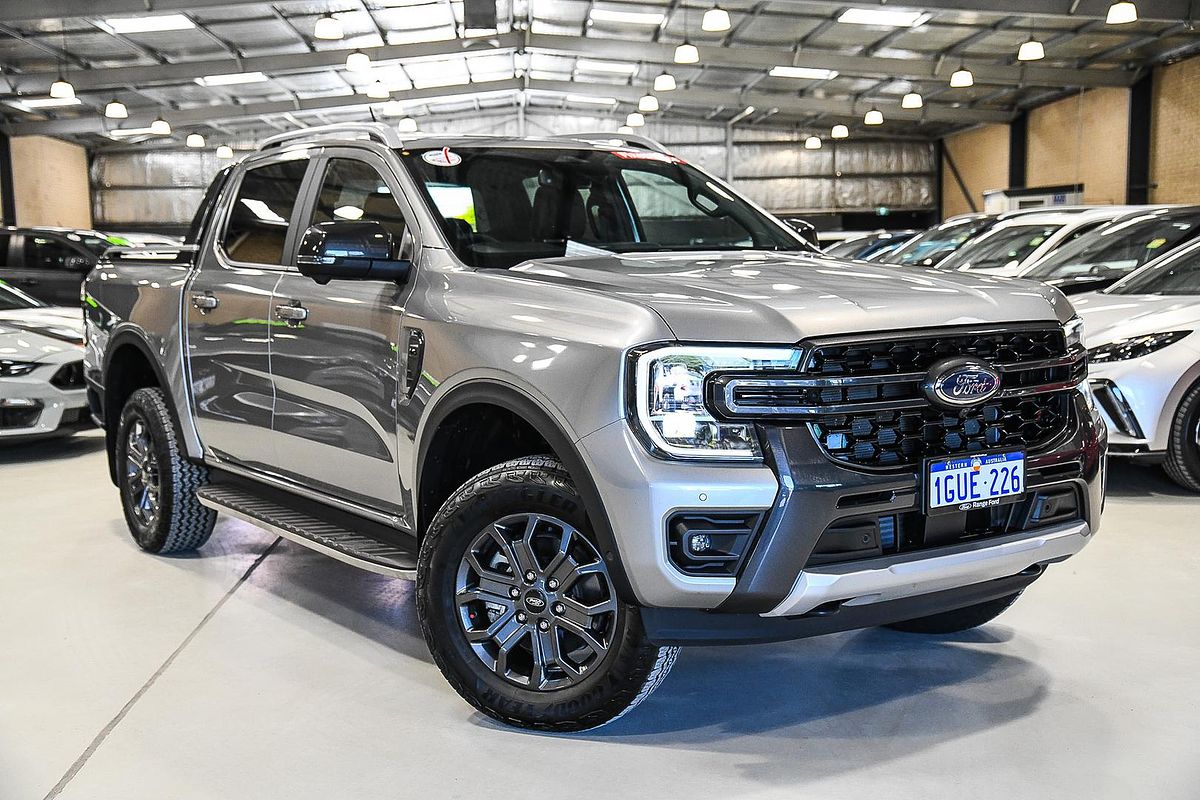 SOLD 2024 Ford Ranger Wildtrak in ALUMINIUM | Used Ute | Kenwick WA ...