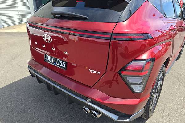 2025 Hyundai Kona Hybrid Premium N Line in Ultimate Red | Demo SUV ...