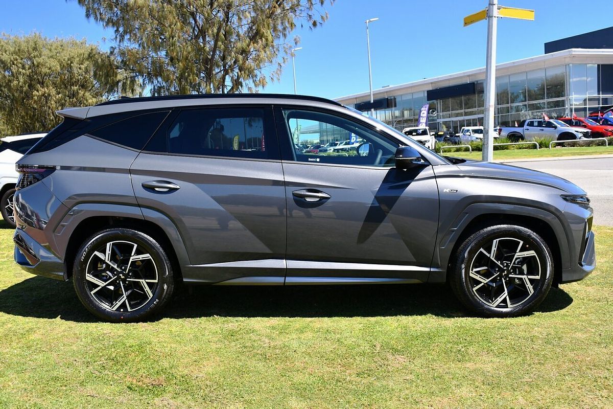 SOLD 2025 Hyundai Tucson Hybrid Elite N Line in ECOTRONIC GREY | New ...