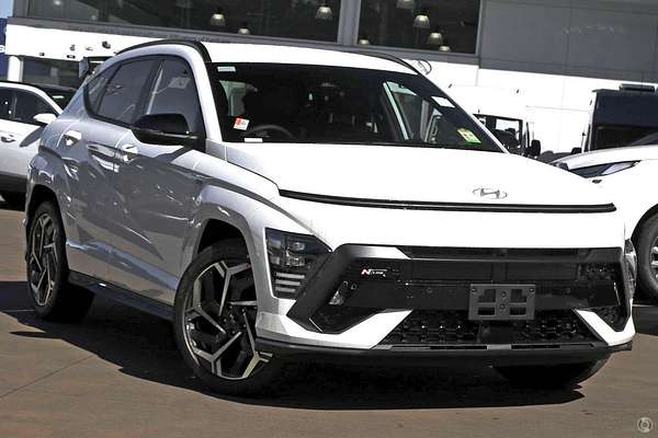 2025 Hyundai Kona Premium N Line in ATLAS WHITE | New SUV | Stock ...