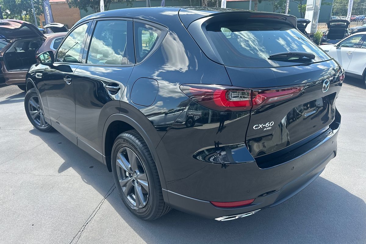 SOLD 2025 Mazda CX-60 D50e Pure in Jet Black | New SUV | Stock ...