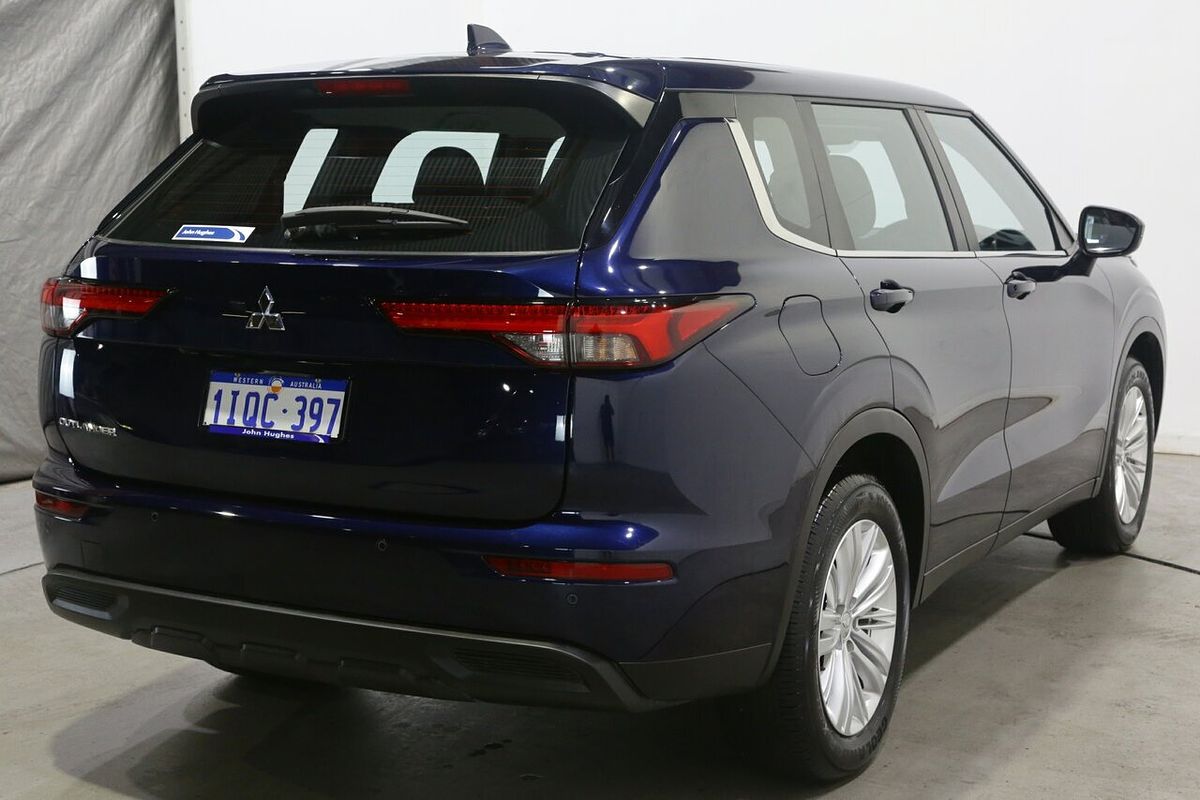 SOLD 2024 Mitsubishi Outlander ES in COSMIC BLUE | Used SUV | Stock ...