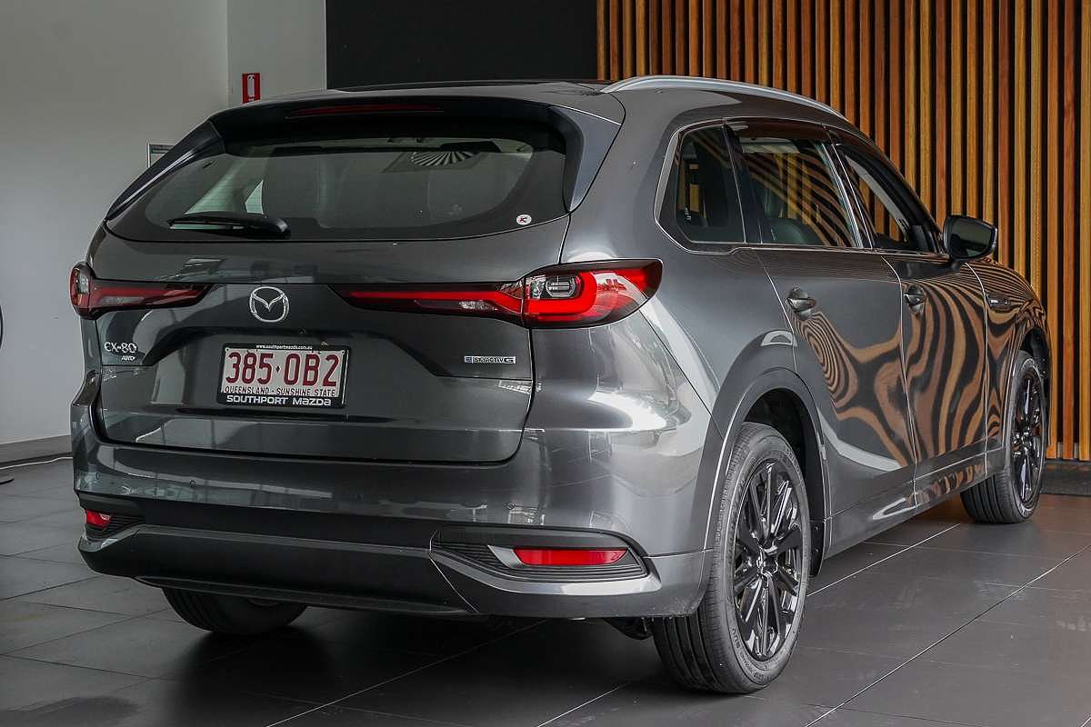 SOLD 2025 Mazda CX-80 G40e GT in Machine Grey | Demo SUV | Stock ...