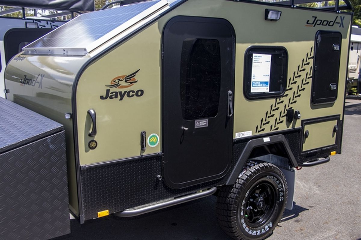 SOLD 2025 Jayco J-Pod CAMPER in GREEN | New Caravan | Stock #24393 ...