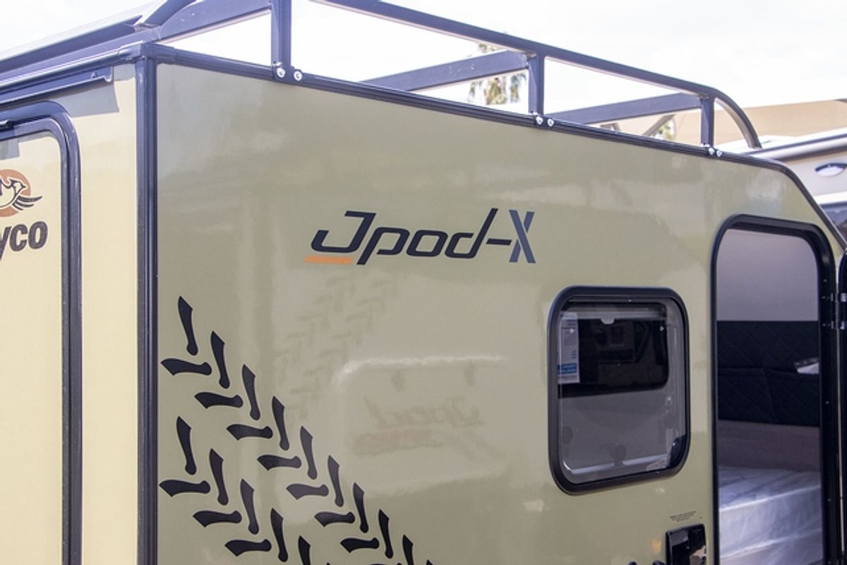 SOLD 2025 Jayco J-Pod CAMPER in GREEN | New Caravan | Stock #24393 ...