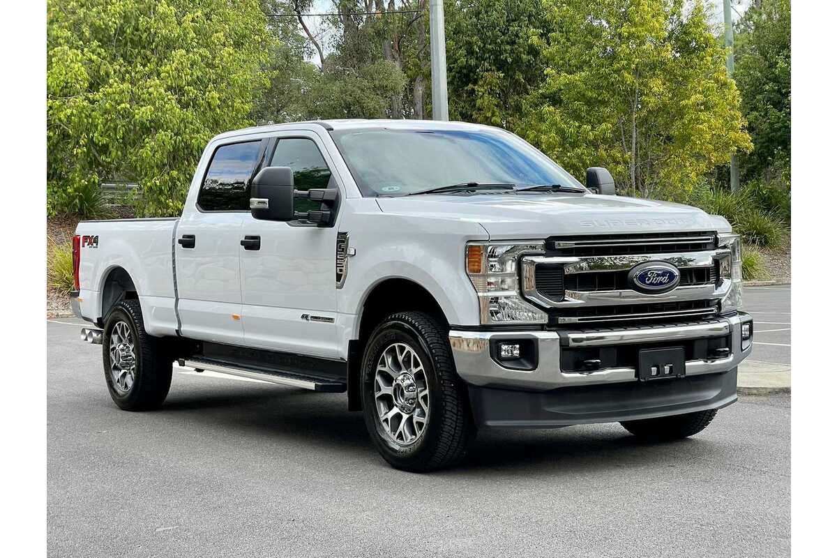 SOLD 2022 Ford F250 XLT in White | Used Ute | Springwood QLD