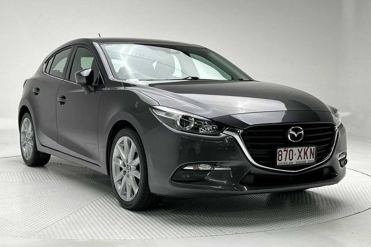 SOLD 2017 Mazda 3 SP25 SKYACTIV-Drive in Machine Gray Me | Used Hatch ...