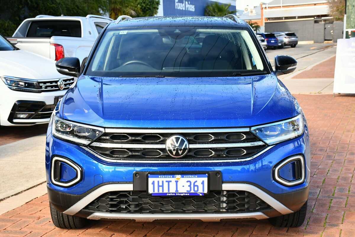 SOLD 2022 Volkswagen T-ROC 110TSI Style in Ravenna Blue & Black | Used ...