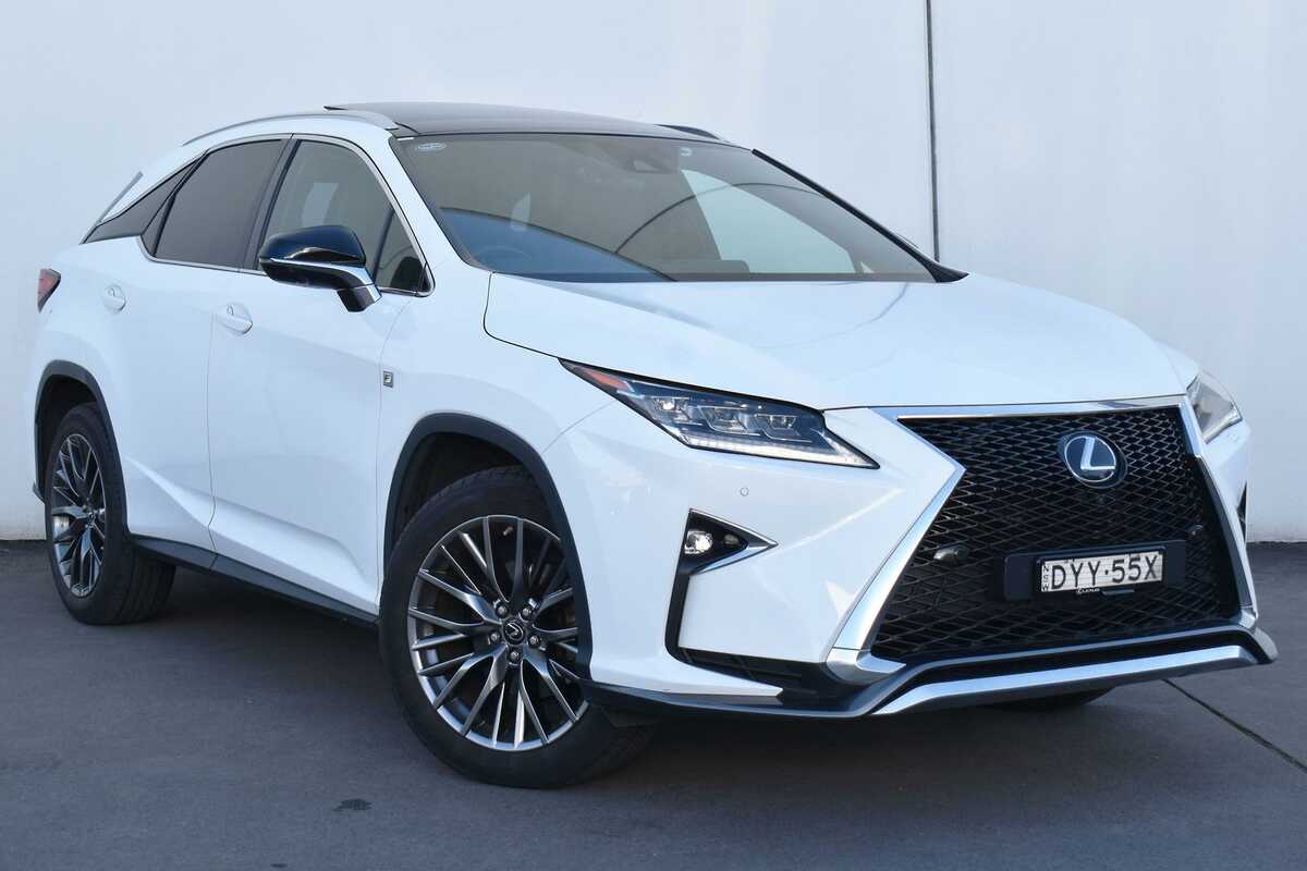 SOLD 2018 Lexus RX RX300 F Sport in White | Used SUV | Miranda NSW